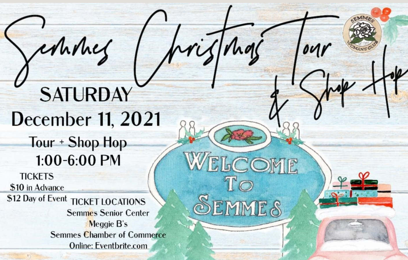 SEMMES CHRISTMAS TOUR AND SHOP HOP