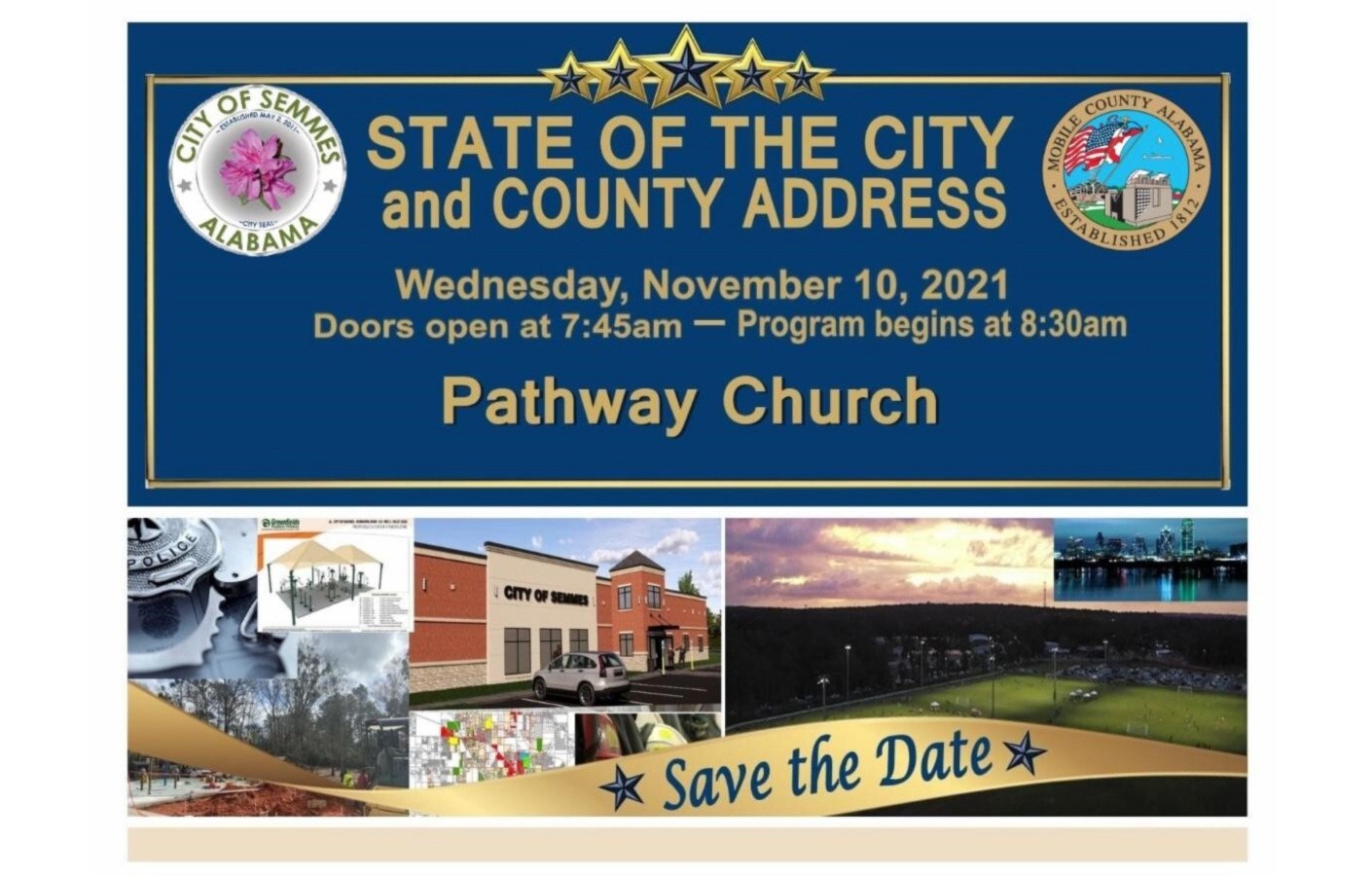 SEMMES STATE OF THE CITY AND COUNTY ADDRESS