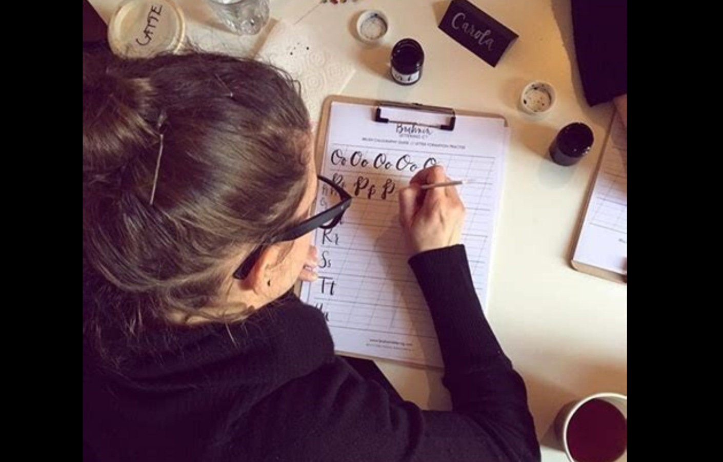 BRUSH LETTERING WITH ALMA HOFFMANN