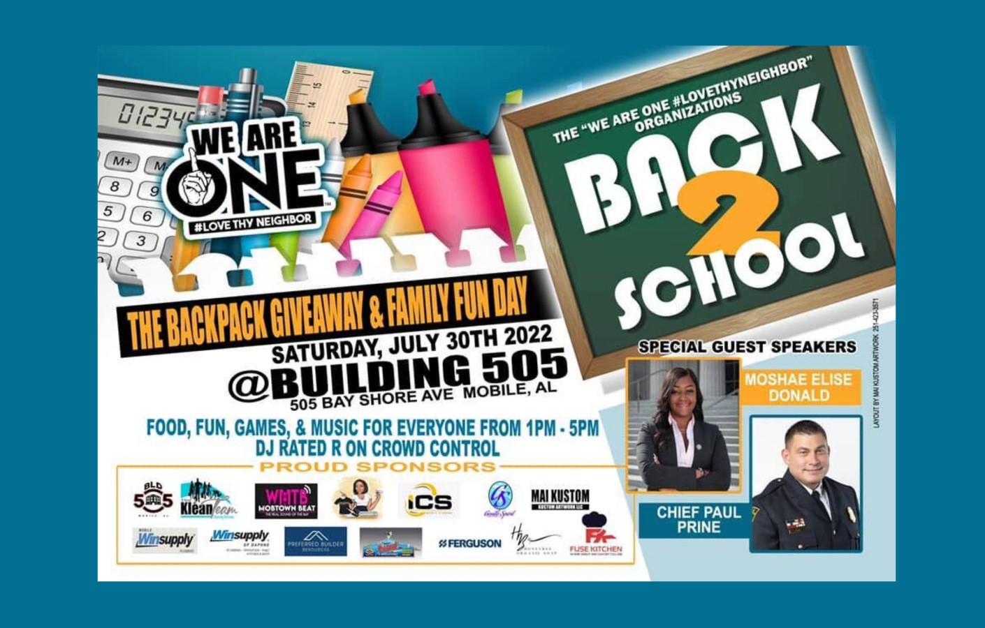 THE BACK-TO-SCHOOL BACKPACK GIVEAWAY & FAMILY FUN DAY
