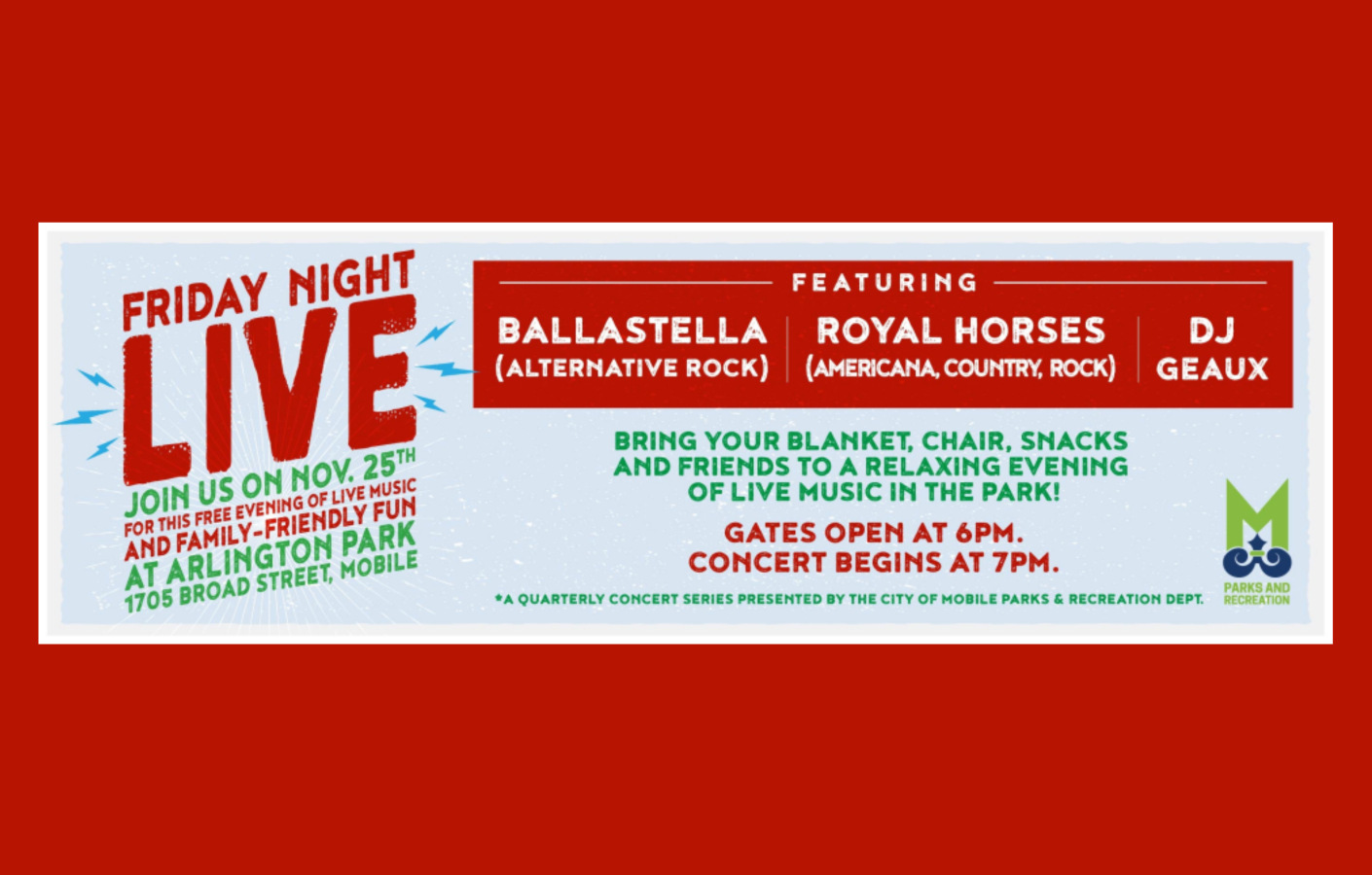 FRIDAY NIGHT LIVE