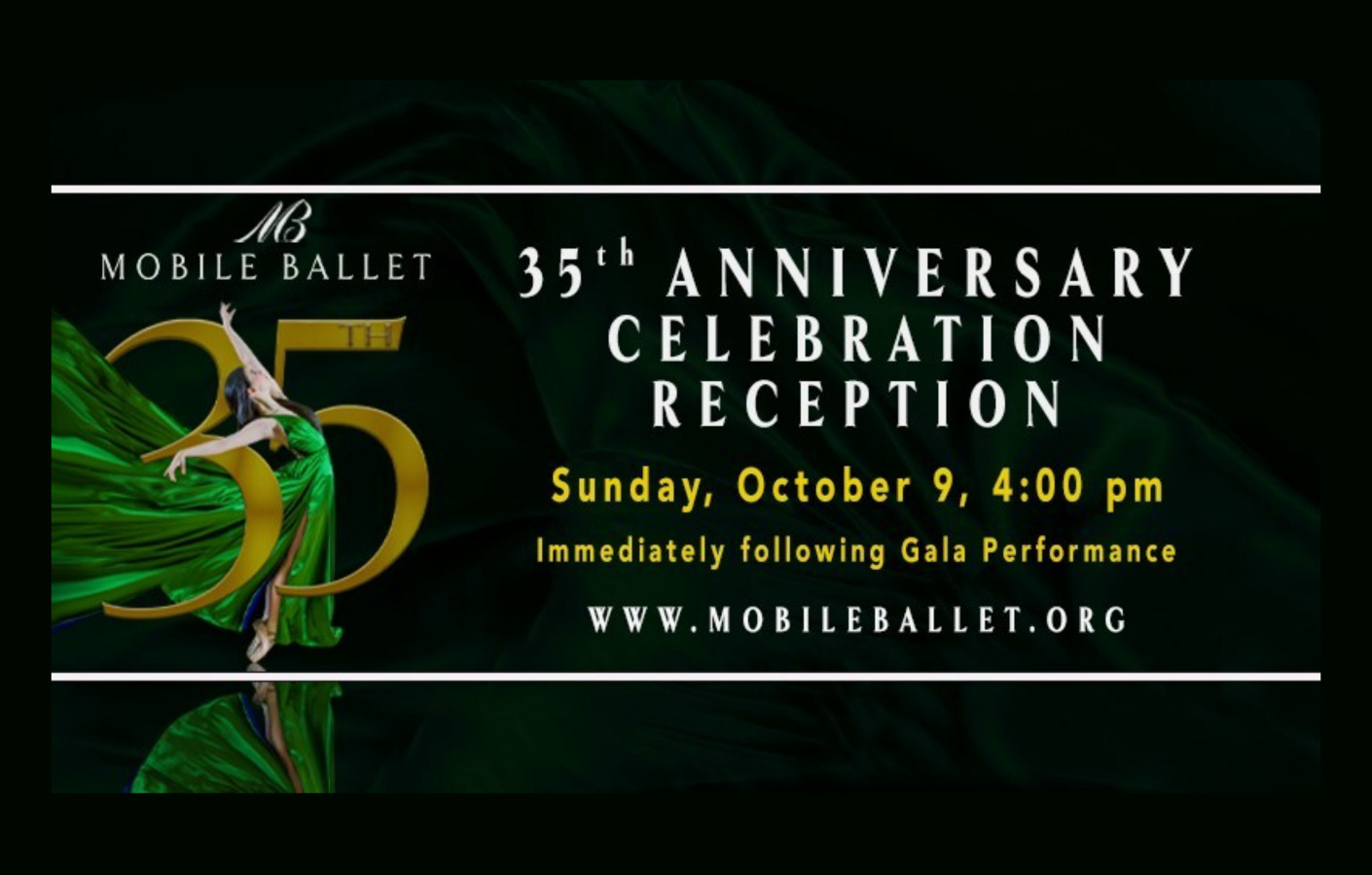 MOBILE BALLET 35TH ANNIVERSARY CELEBRATION RECEPTION