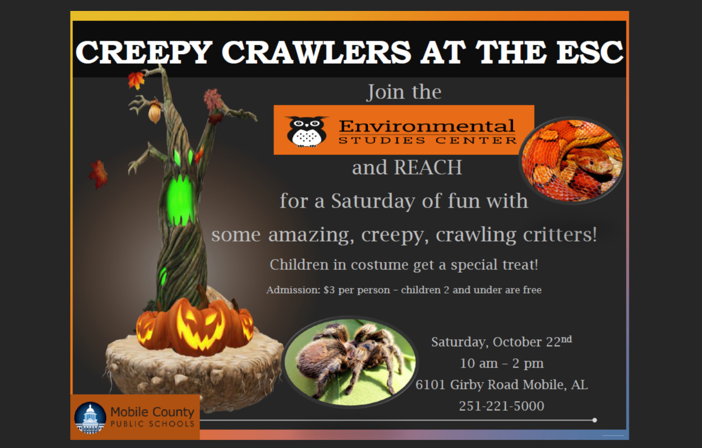 CREEP CRAWLERS AT THE ESC