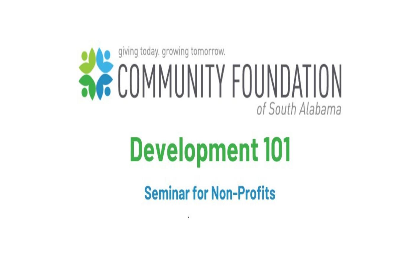 DEVELOPMENT 101: SEMINAR FOR NON-PROFITS