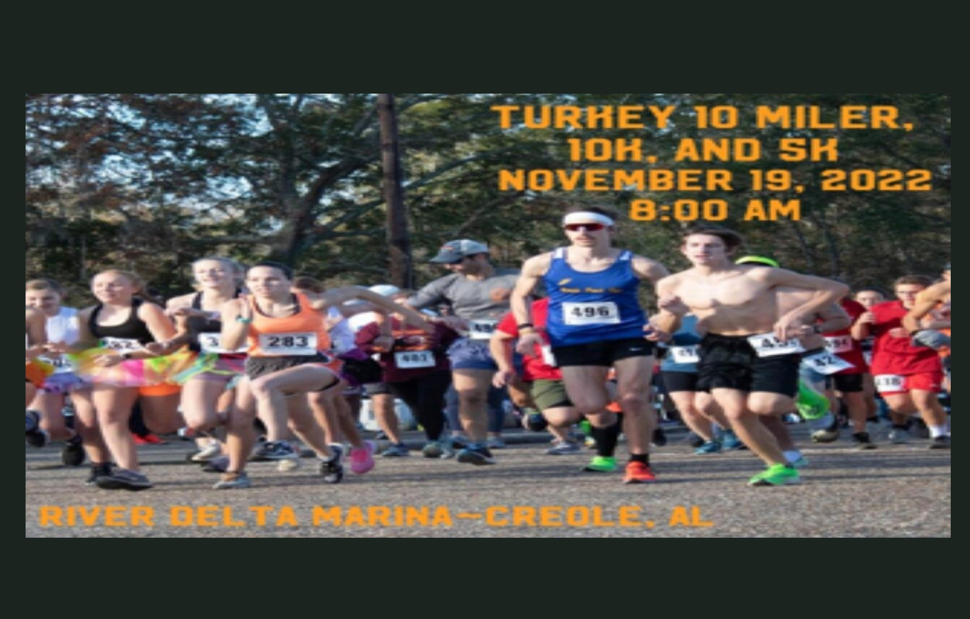 TURKEY 10-MILER, 10K, 5K RUN WALK