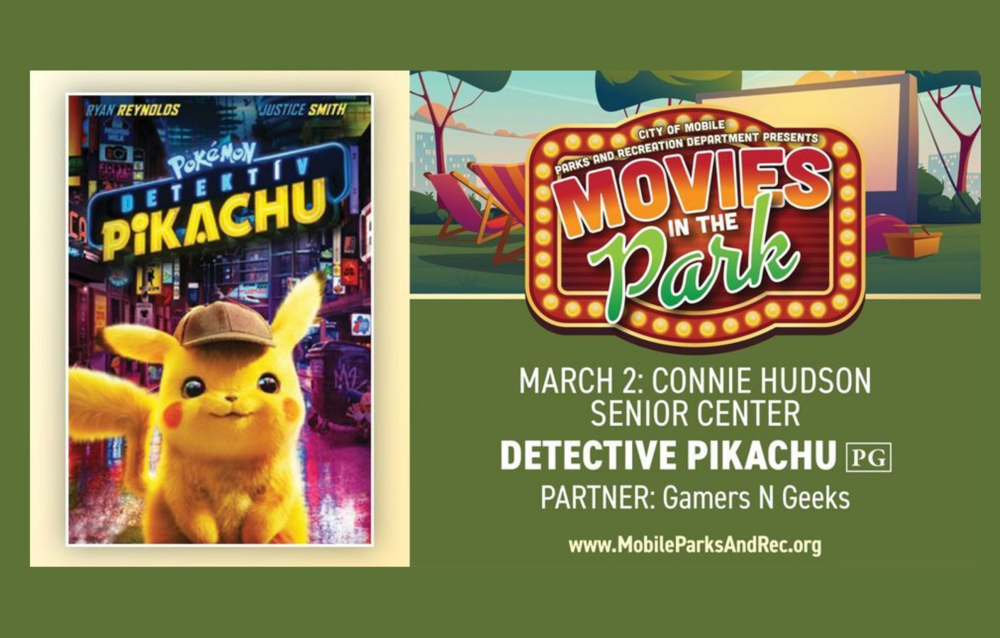 MOVIES IN THE PARK: DETECTIVE PIKACHU
