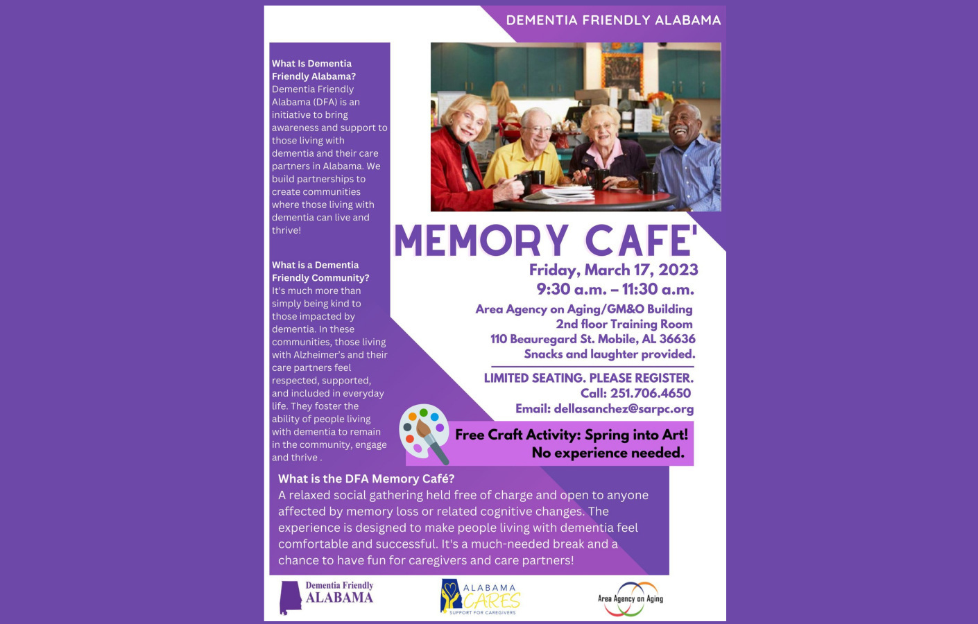 DEMENTIA-FRIENDLY MEMORY CAFE