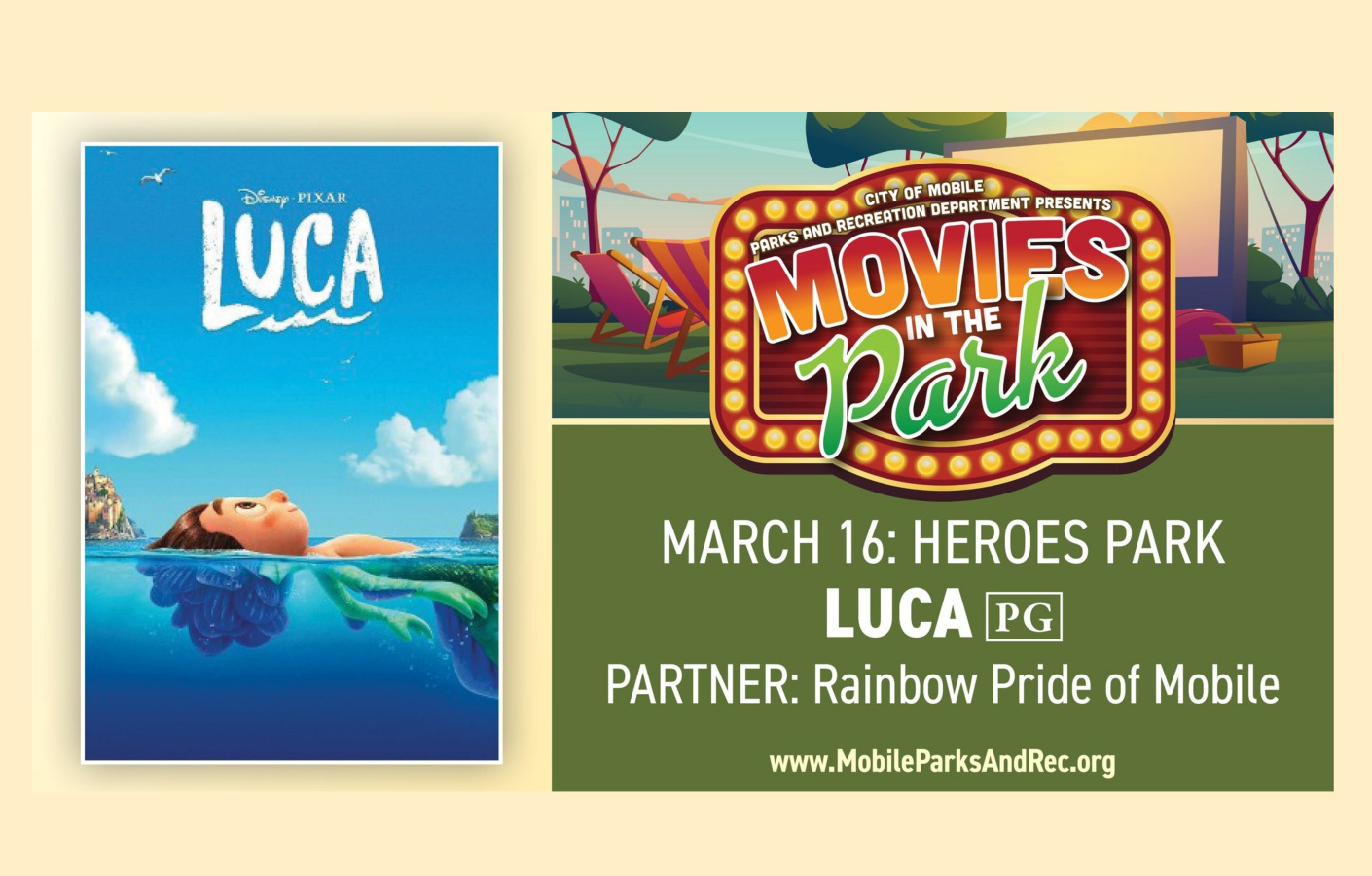 MOVIE IN THE PARK: LUCA