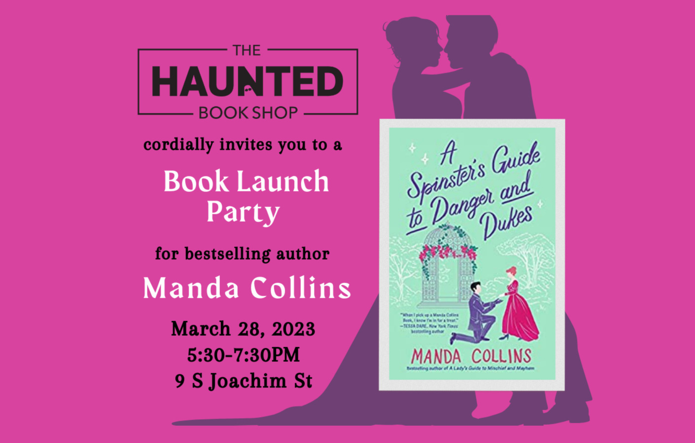 BOOK LAUNCH AND SIGNING WITH MANDA COLLINS