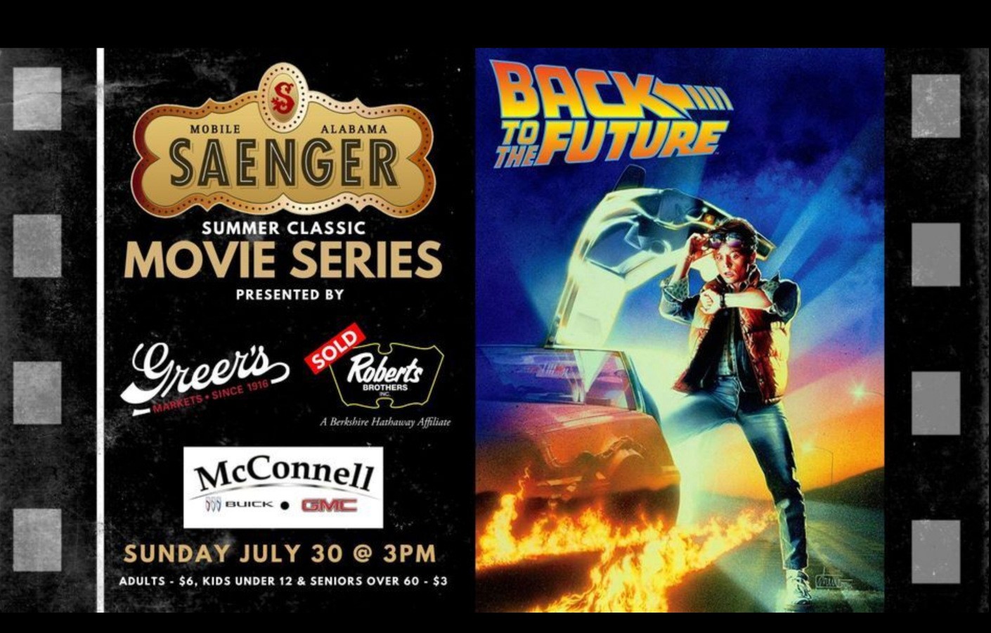 SUMMER CLASSIC MOVIE SERIES BACK TO THE FUTURE