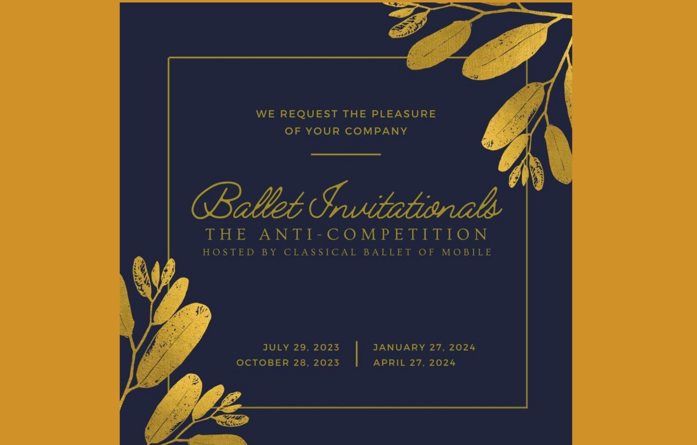 BALLET INVITATIONAL HOSTED BY CLASSICAL BALLET OF MOBILE
