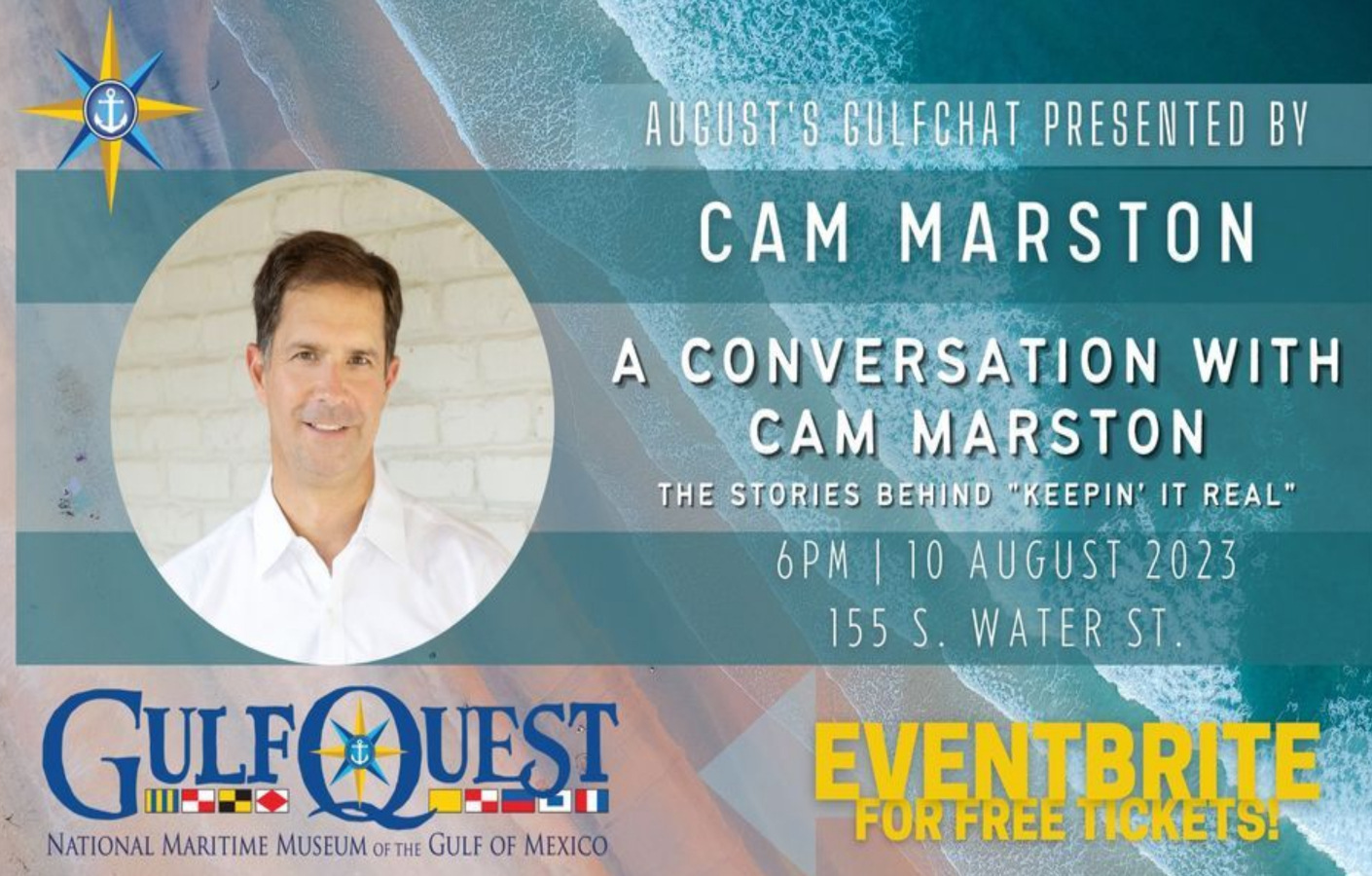 AUGUST GULFCHAT WITH CAM MARSTON