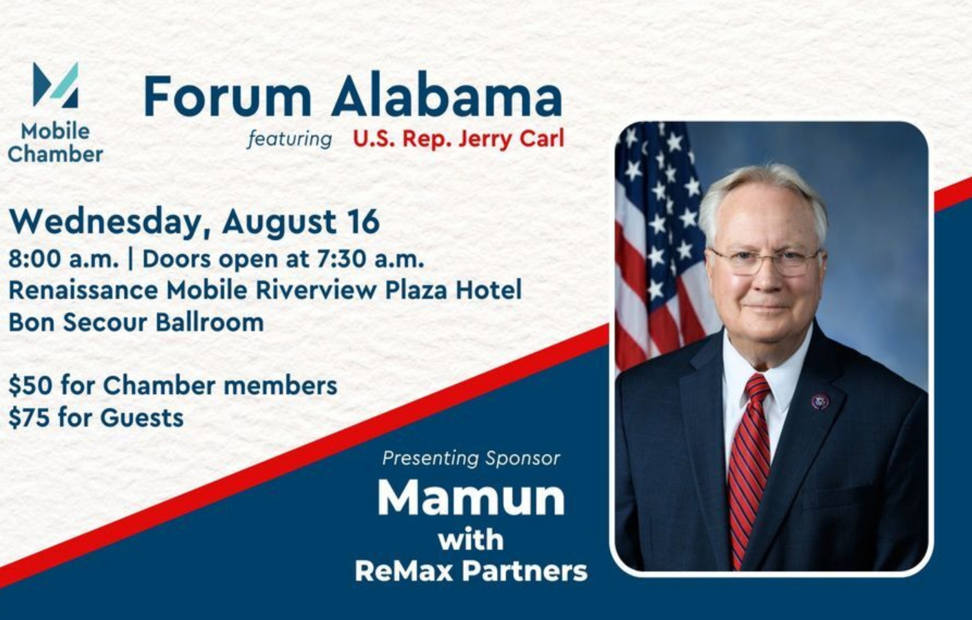 FORUM ALABAMA FT. U.S. REP JERRY CARL