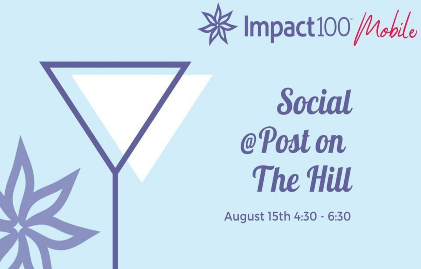 IMPACT100 MOBILE SOCIAL AT POST ON THE HILL