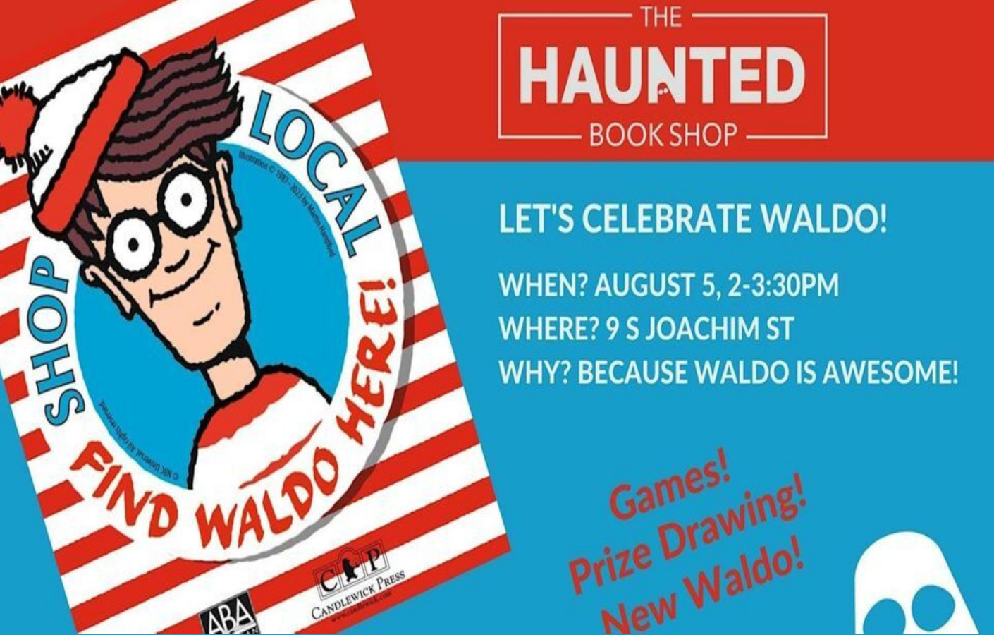 ULTIMATE FIND WALDO PARTY AND PRIZE DRAWING