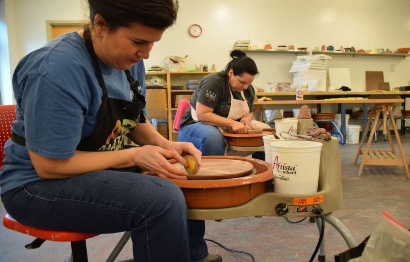 CLAY FOR TWO: THROWING THE POTTERY WHEEL WITH ANGIE KING