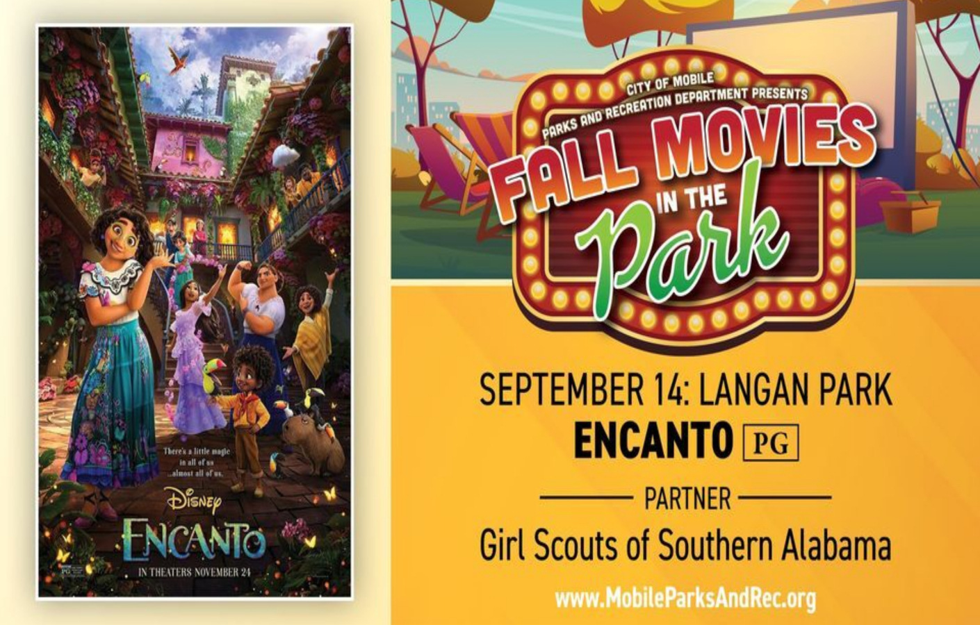 MOVIES IN THE PARK ENCANTO