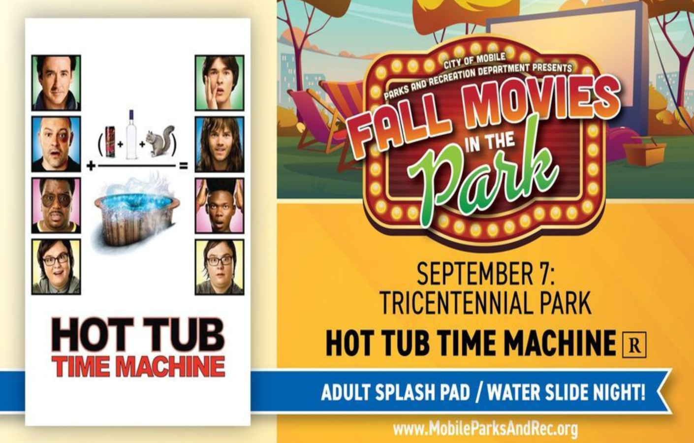 MOVIES IN THE PARK: HOT TUB TIME MACHINE