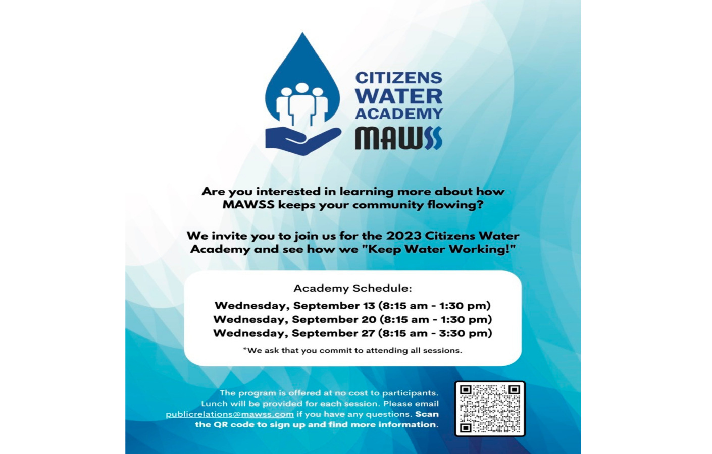 MAWSS CITIZENS WATER ACADEMY