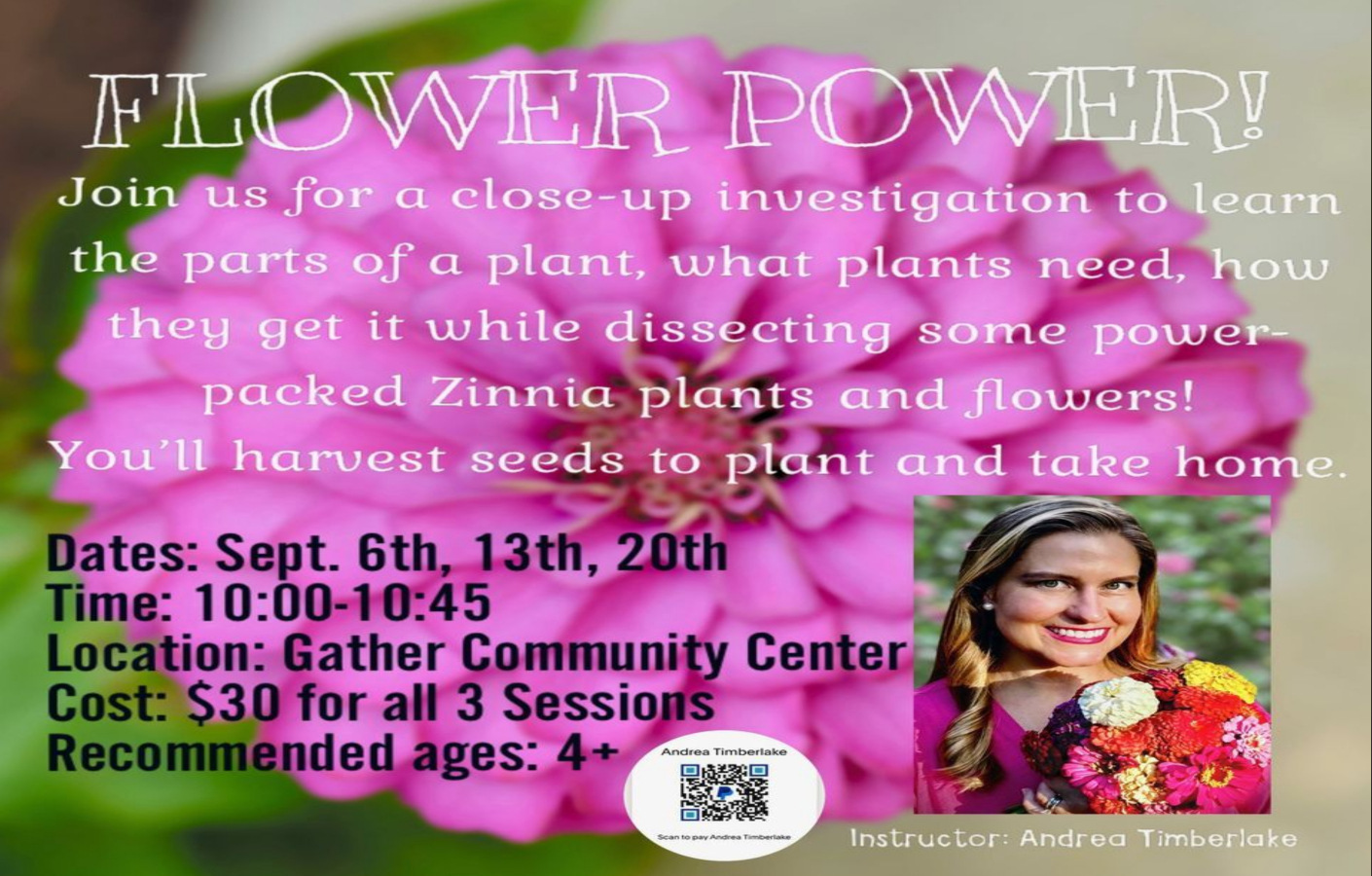 FLOWER POWER KIDS SCIENCE CLASS