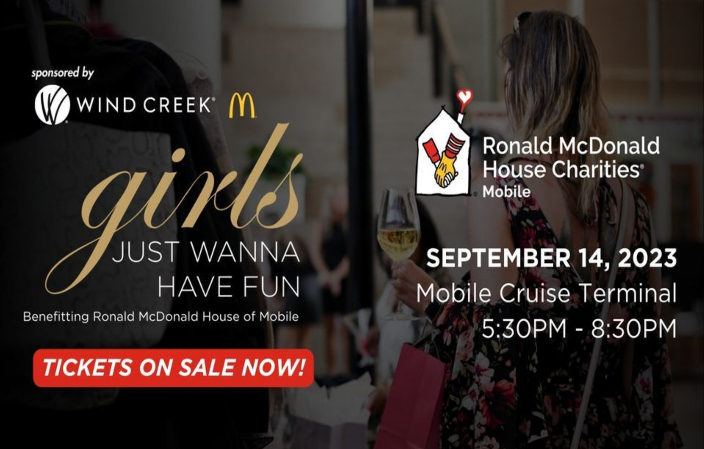 GIRLS JUST WANNA HAVE FUN BENEFITTING RONALD MCDONALD HOUSE