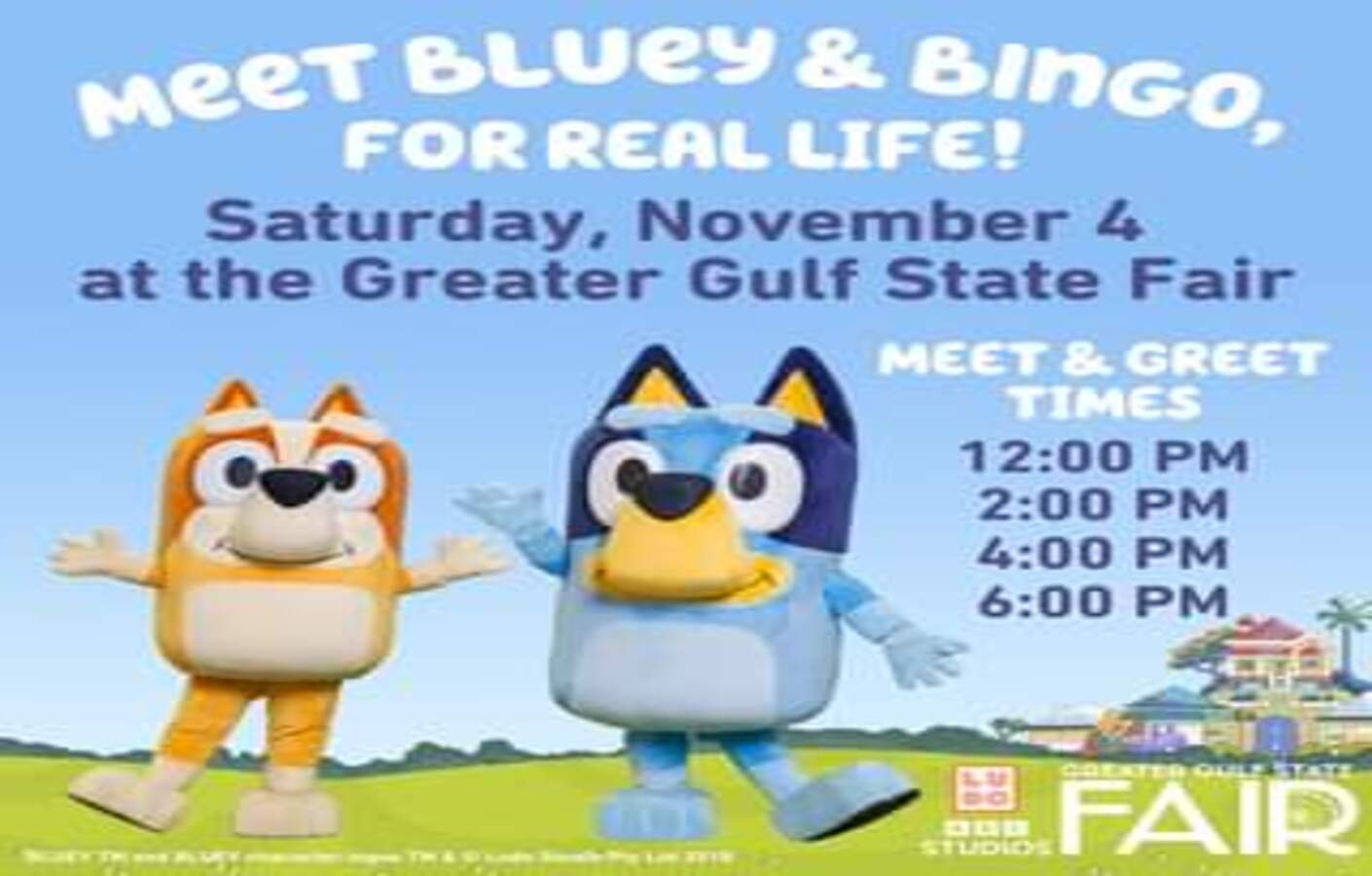 MEET BLUEY AND BINGO IN REAL LIFE