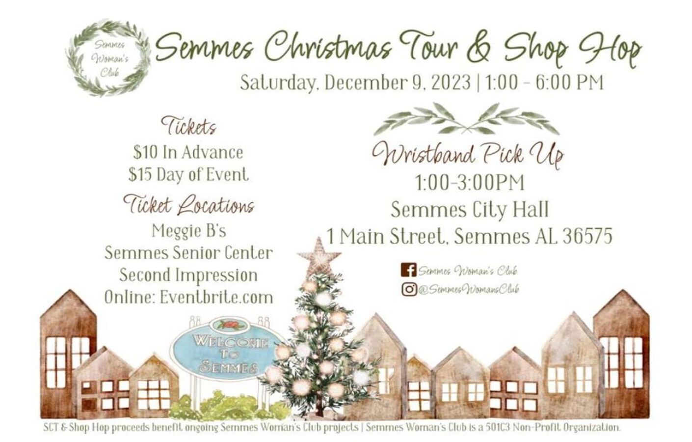 SEMMES CHRISTMAS TOUR AND SHOP HOP 2023