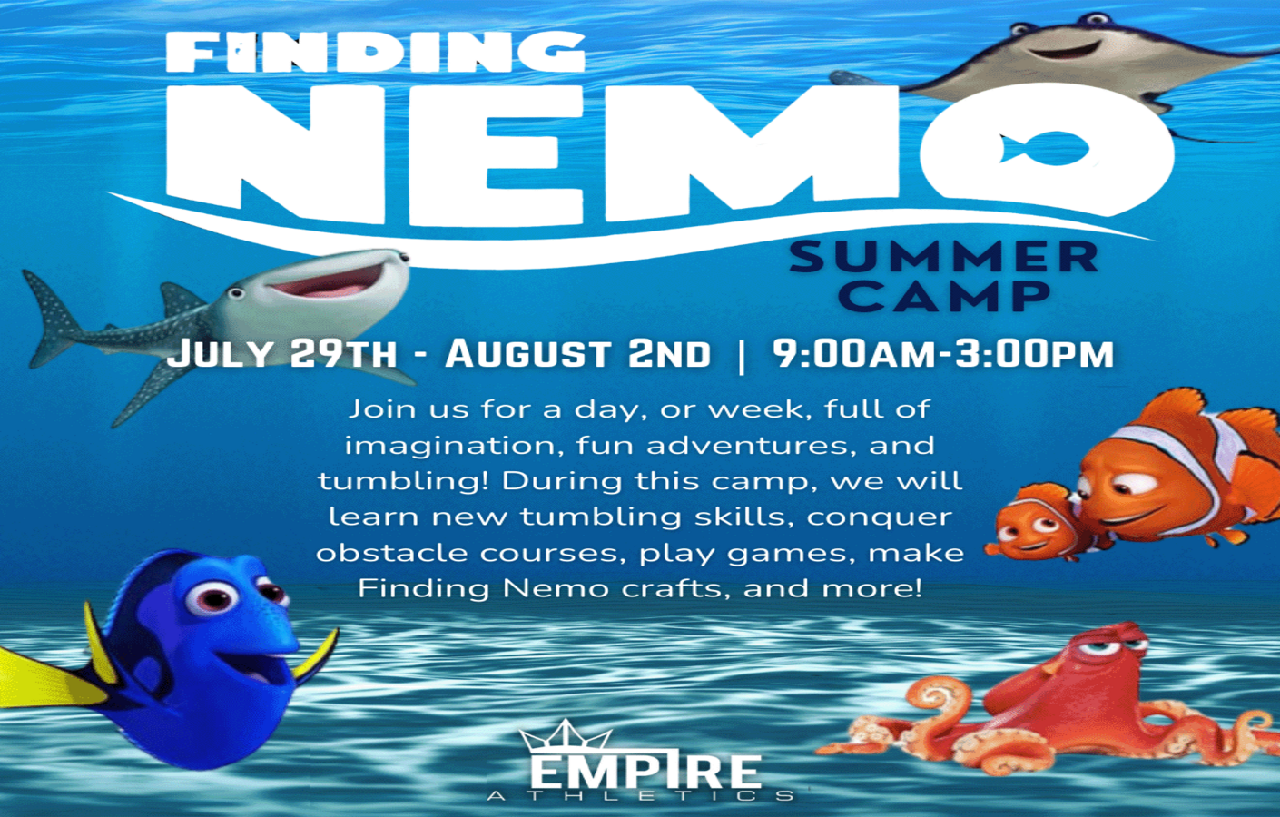 FINDING NEMO CAMP