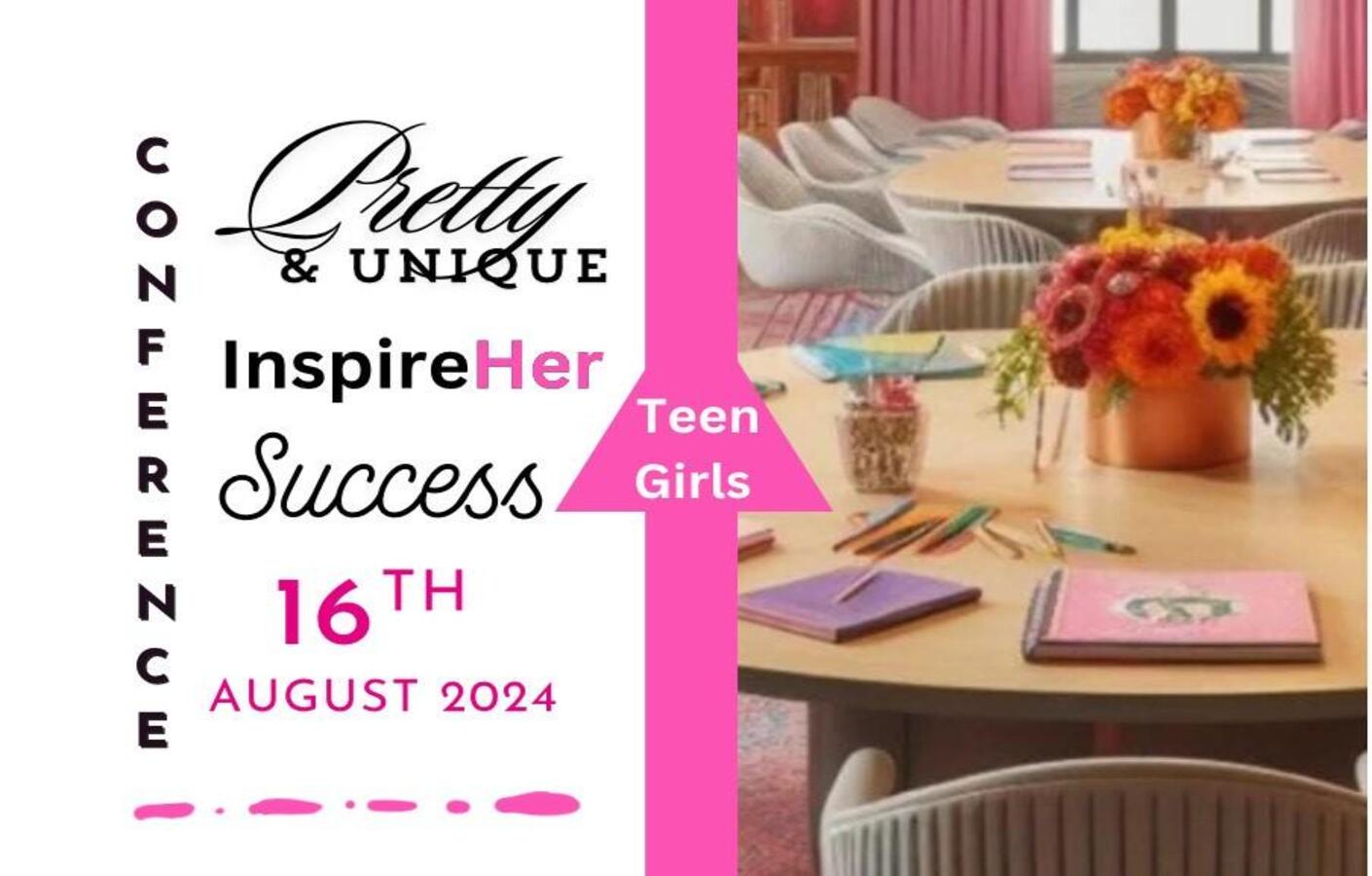 PRETTY AND UNIQUE TEEN GIRLS CONFERENCE INSPIRE HER SUCCESS