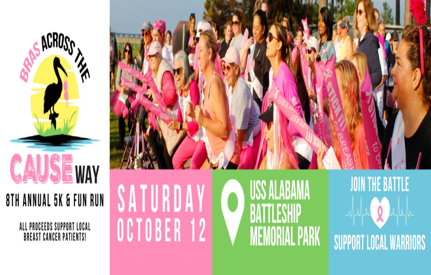 8TH ANNUAL BRAS ACROSS THE CAUSEWAY 5K FUN RUN