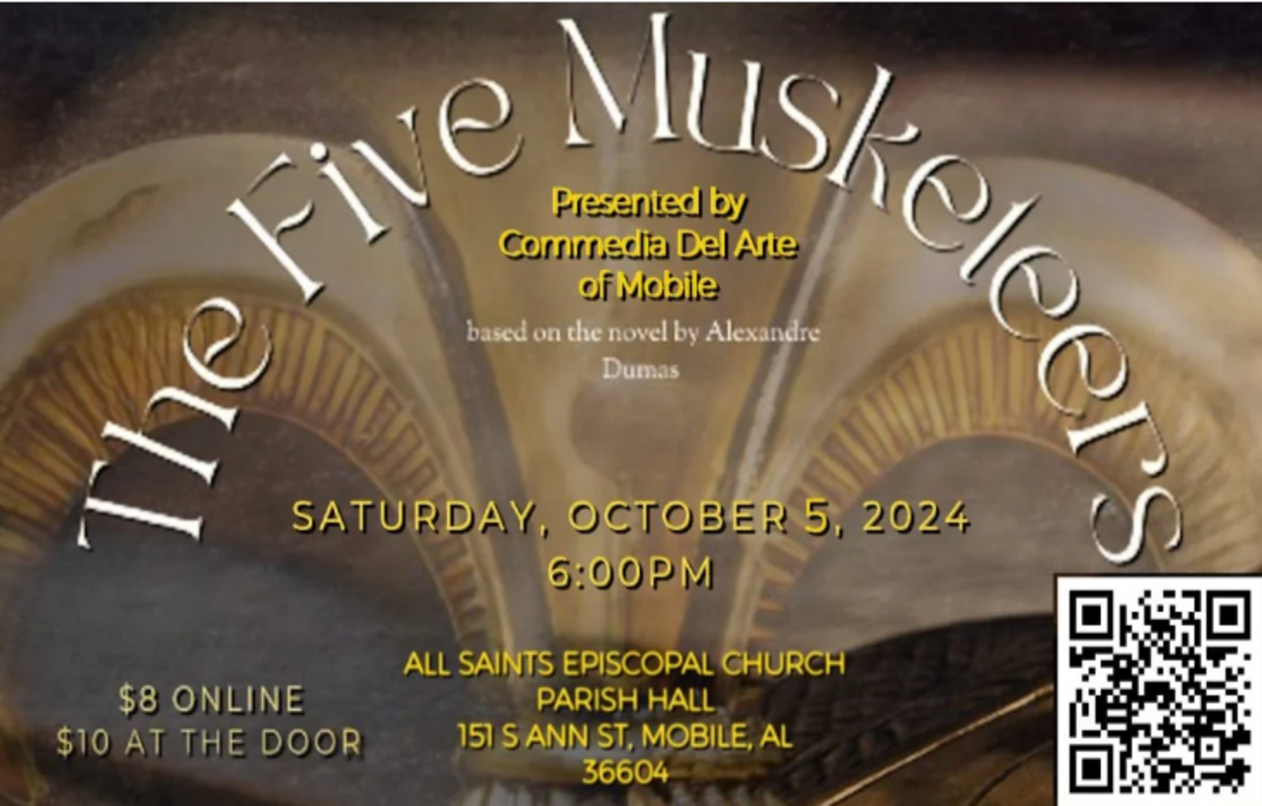 THE 5 MUSKETEERS PRESENTED BY COMMEDIA DEL ARTE