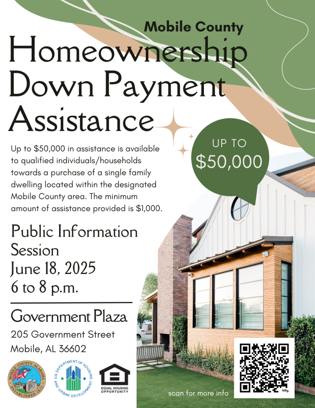 PUBLIC INFORMATION MEETING: MOBILE COUNTY'S HOMEOWNERSHIP DOWN PAYMENT ...